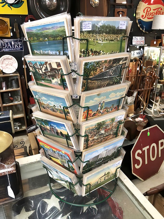 Postcards from places that may no longer exist, sent by people who definitely no longer exist&mdash;time travel for the price of a coffee.