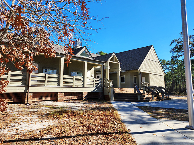 The visitor center &ndash; basecamp for adventure and proof that architecture can actually complement nature instead of competing with it.