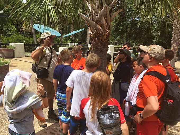 Rangers sharing nature's secrets with visitors who thought they'd seen everything Florida offers.