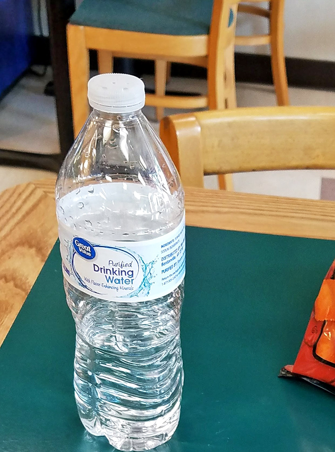 Even the water tastes better when you're anticipating the culinary magic that's about to unfold before you.