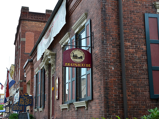 History isn't just preserved but celebrated at the Wayne County Historical Society Museum, where brick walls house treasures of Pennsylvania's past.