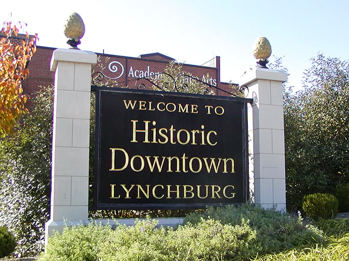 The gateway to downtown Lynchburg promises historic charm without the historic prices that make your wallet weep.