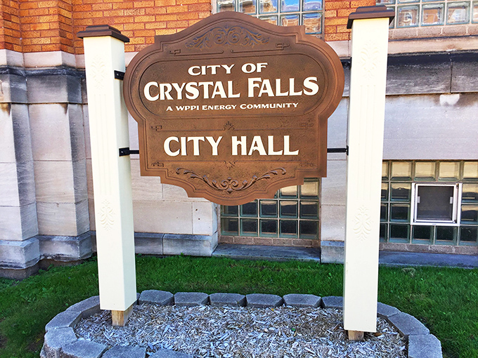 This isn't just a city hall sign&mdash;it's the official welcome to a community where your neighbor's business is everyone's business, for better or worse.