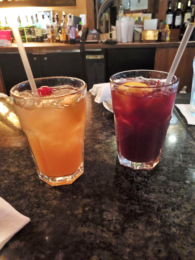 These aren't just cocktails; they're vacation in a glass. The sangria duo offers a choose-your-own-adventure of refreshment.