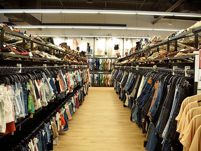 The promised land of pre-loved fashion stretches before you&mdash;organized by size and style, not chaos and confusion like thrift stores of old.