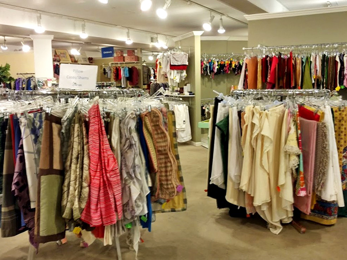 The clothing section proves fashion cycles faster than a washing machine&mdash;yesterday's castoffs become tomorrow's vintage finds with just a little patience.