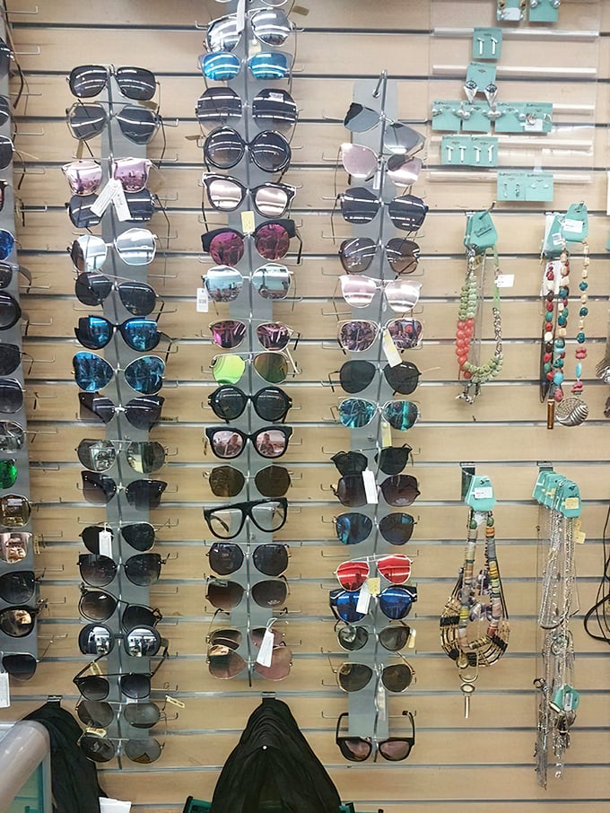 Sunglasses galore! Find your perfect pair of second-hand shades, from "incognito celebrity" to "retro rock star."