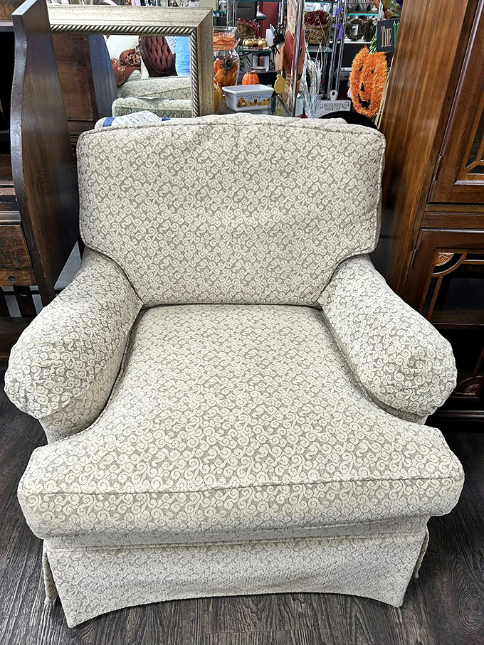The kind of armchair that knows all your secrets before you even sit down. Comfort that's already broken in, no awkward getting-to-know-you phase.