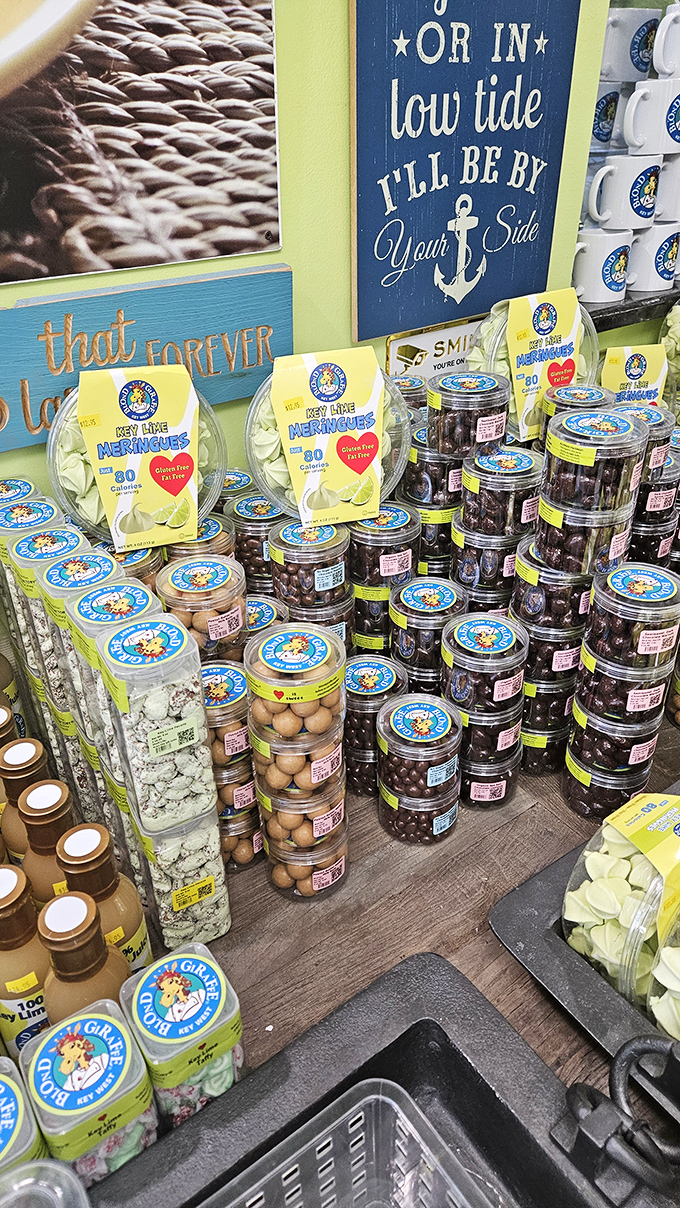 Key lime everything! From meringues to chocolate-covered treats, they've found ways to transform that distinctive flavor into portable vacation memories.