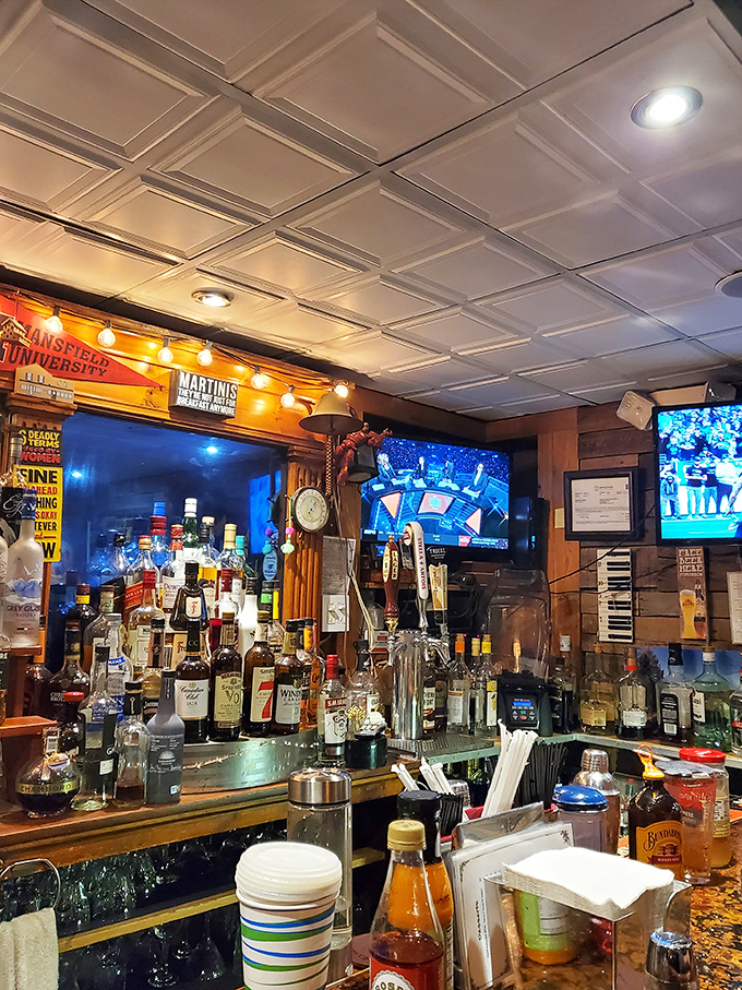 The bar doesn't just serve drinks&mdash;it tells stories. Each bottle and decoration a character in Wellsboro's ongoing tale of hospitality.