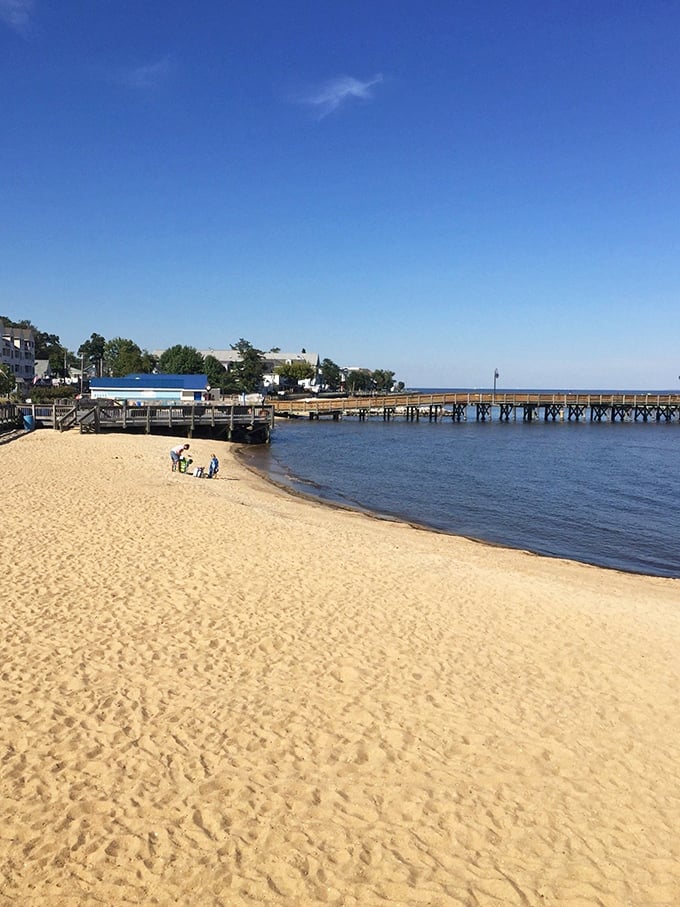 The kind of beach that doesn't need to show off &ndash; just clean sand, gentle waves, and enough space to spread out without hearing your neighbor's playlist.