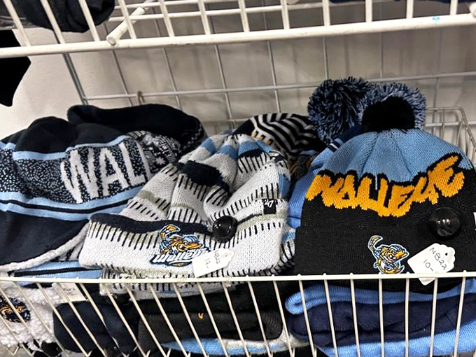 Team spirit with a side of screen time. These beanies might have kept background actors warm during those "chilly" California winter scenes.