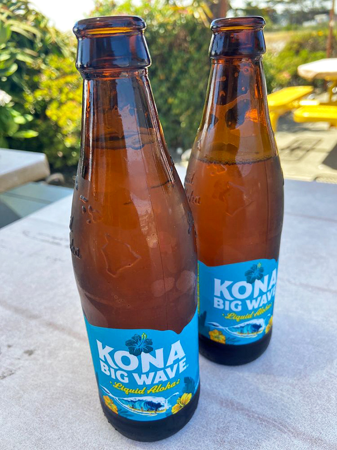 Kona Big Wave beer &ndash; because great fish deserves an equally impressive liquid companion for the journey.