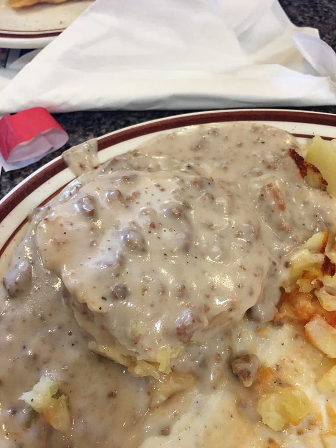Biscuits and gravy: Southern comfort that migrated north and found a delicious home in Delaware. A warm, peppery hug on a plate.