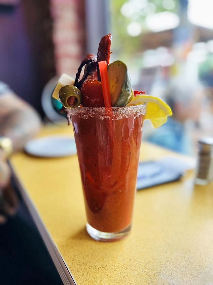 This isn't just a Bloody Mary&mdash;it's a liquid salad, a hangover cure, and a work of art all in one glorious glass.