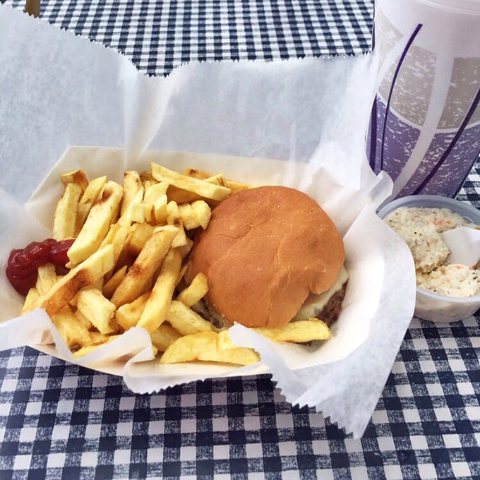 A burger that doesn't need Instagram filters &ndash; just honest beef on a soft bun with crispy fries that snap with each bite.