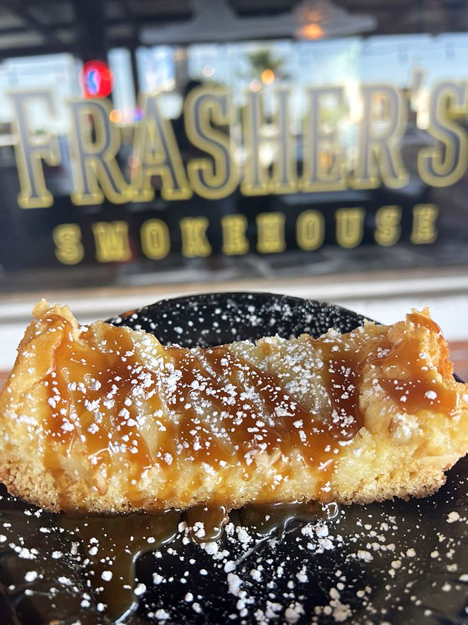 The gooey butter cake glistens with sweet promise. It's St. Louis comfort in dessert form, and resistance is absolutely futile.