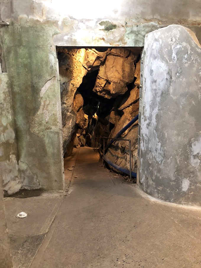 The threshold between ordinary and extraordinary - stepping through this entrance is like finding Narnia in your neighbor's backyard.