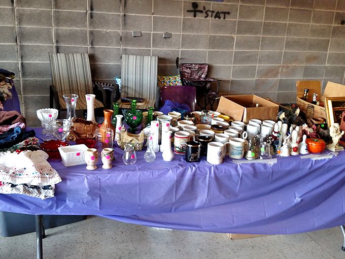 Ceramics, vases, and knick-knacks galore! One person's "what was I thinking?" becomes another's "exactly what my mantel was missing!"