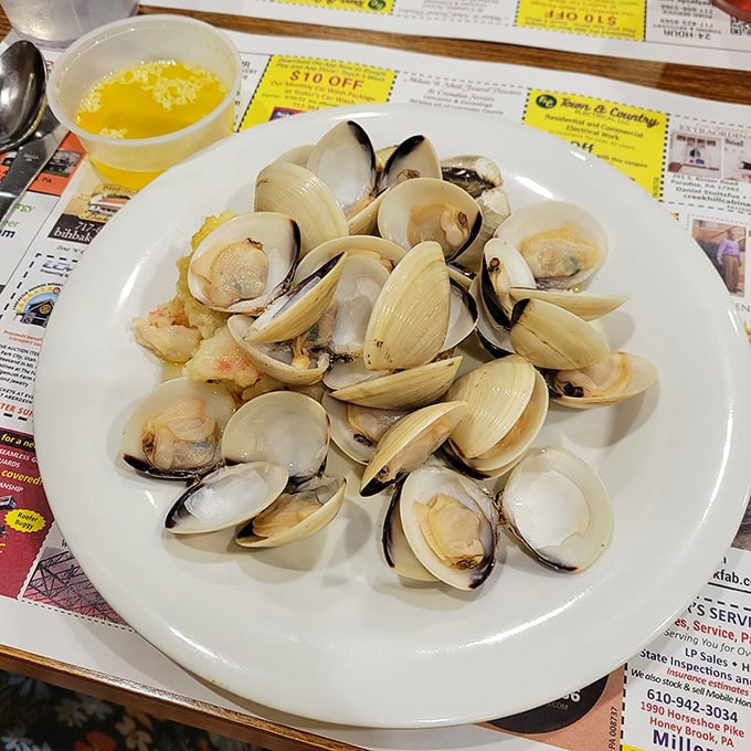 These clams didn't sacrifice themselves in vain. A simple preparation that lets the ocean's bounty shine without unnecessary fuss.