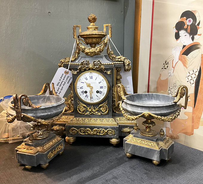 Tick-tock goes the aristocrat's clock &ndash; a gilded timepiece that probably witnessed more history than your high school textbook ever covered.