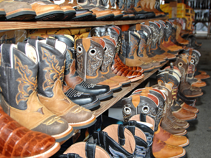 Boot heaven for the urban cowboy—where Florida meets the Wild West in leather form, with enough styles to outfit an entire rodeo.