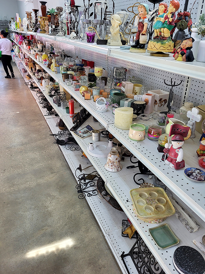 Treasure hunting among the knickknacks&mdash;where yesterday's tchotchkes await their renaissance as today's "carefully curated vintage aesthetic" on someone's bookshelf.