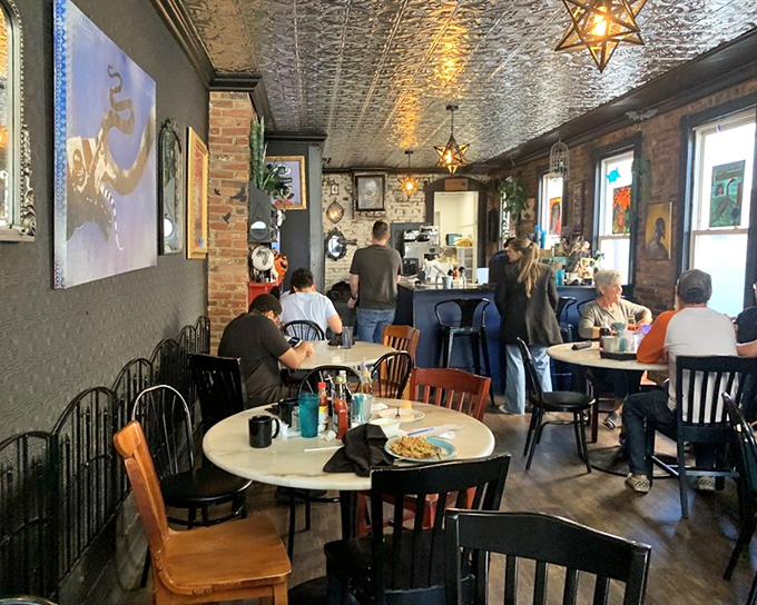 The dining room hums with that perfect breakfast energy&mdash;part anticipation, part coffee buzz, all happiness.