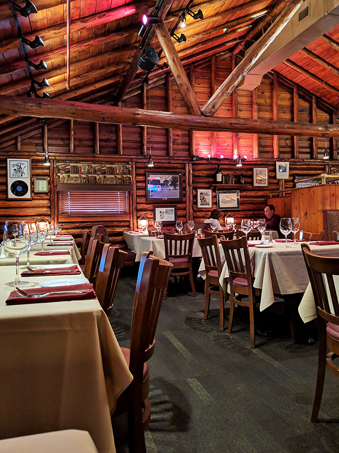 Dining under wooden beams that have witnessed countless celebrations, proposals, and "I shouldn't have another bite but watch me" moments.