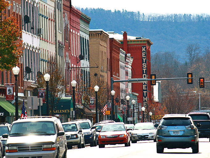 Fall transforms Towanda's Main Street into a Norman Rockwell painting come to life&mdash;complete with golden leaves and vintage lampposts.