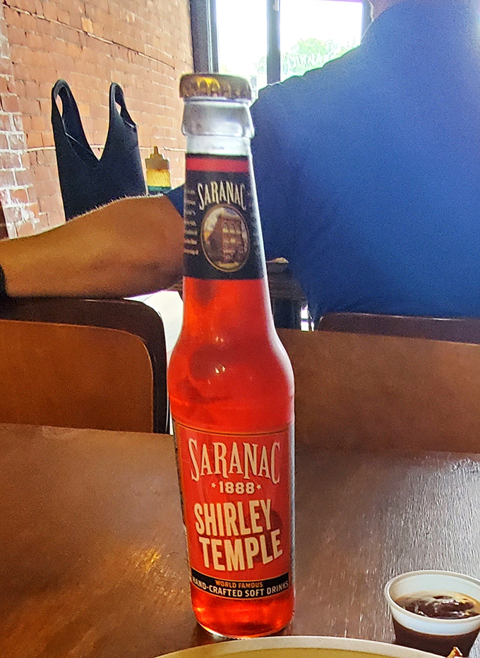 Even the beverages get special treatment here&mdash;a nostalgic Saranac Shirley Temple brings childhood joy to adult barbecue adventures.