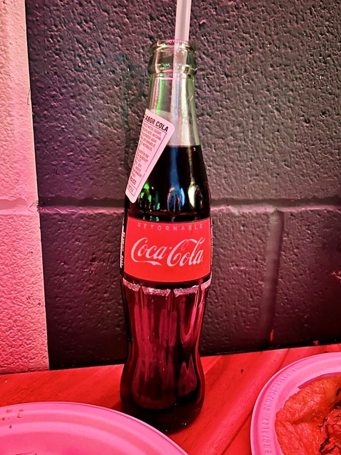 The Mexican Coca-Cola in its iconic glass bottle&mdash;made with real sugar and somehow tasting like both nostalgia and vacation simultaneously.
