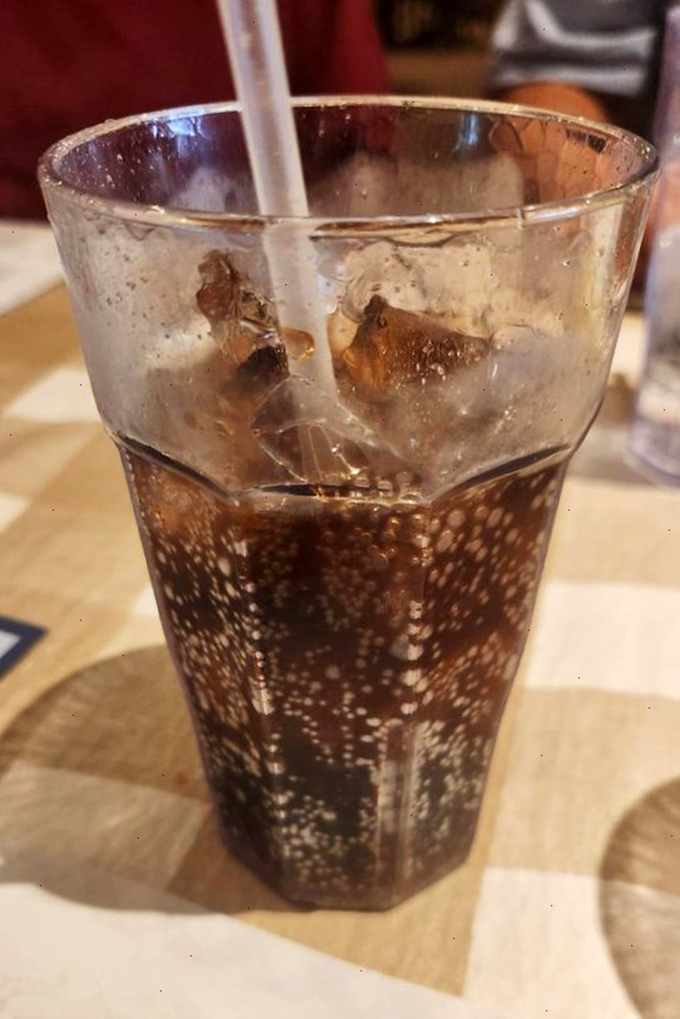 Even the beverages get special treatment here&mdash;a classic soda with enough ice to survive the apocalypse, served in those distinctive textured glasses from grandma's cabinet.