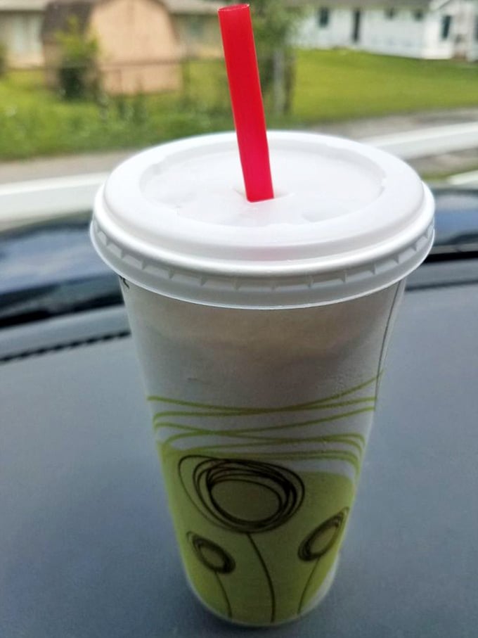 Even the milkshakes come dressed for success. That straw isn't just for show&mdash;you'll need it to tackle this creamy masterpiece.