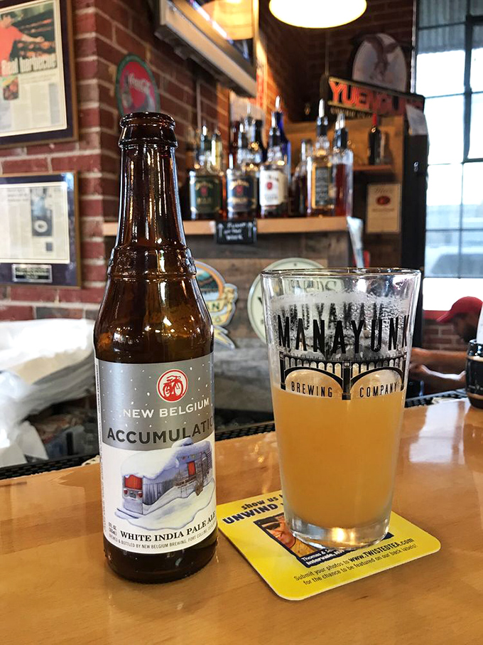 Nothing complements smoky meat quite like a cold brew. Sweet Lucy's BYOB policy might be the smartest restaurant decision since the invention of napkins.