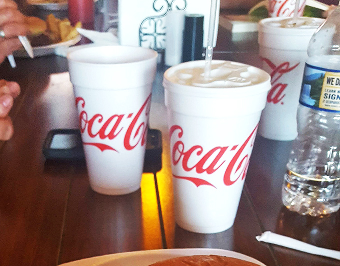 Classic Coca-Cola in those iconic cups&mdash;because sometimes the perfect burger deserves a sidekick that's been getting it right since 1886.