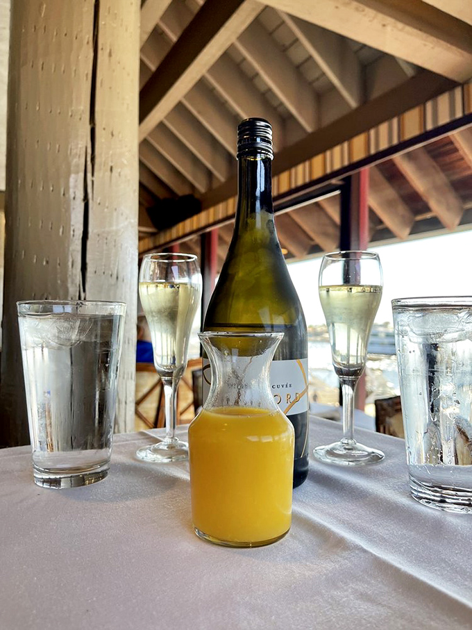 Mimosa magic meets champagne dreams. Nothing says "vacation mode activated" quite like brunch with a view.