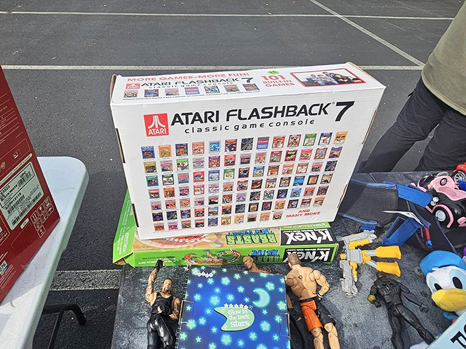 Gaming history packaged in modern nostalgia&mdash;the Atari Flashback 7 bridges generations. Parents point excitedly: "This is what we had before PlayStation!"