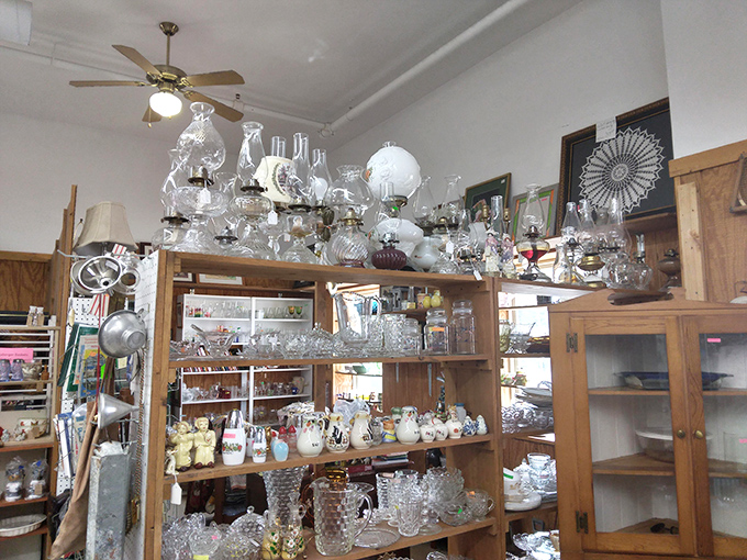 Crystal and glassware that sparkles under perfect lighting, each piece waiting to elevate your next dinner party from "nice" to "are you secretly royalty?"