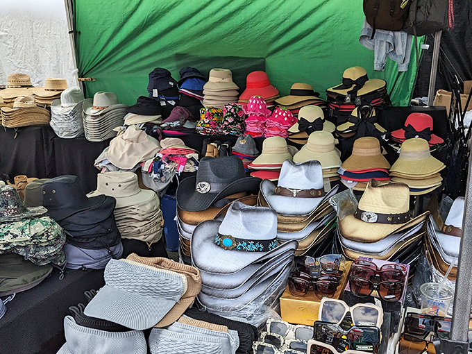Hat heaven! From cowboy cool to beach-ready straw, the perfect crown awaits to protect you from that glorious SoCal sunshine.