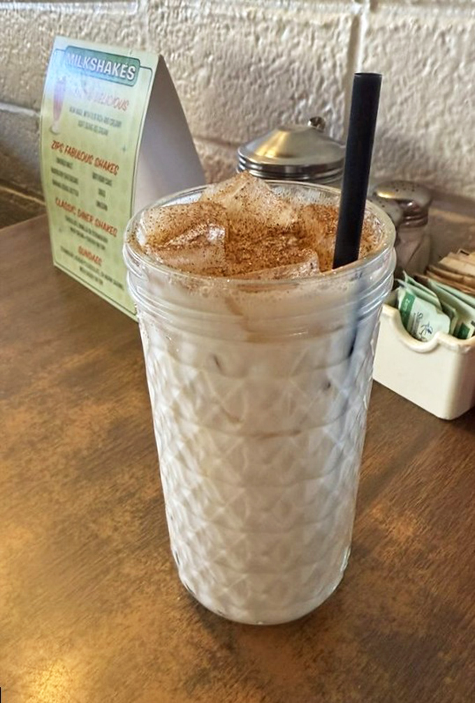 Creamy, cinnamon-kissed perfection in a glass that tastes like childhood dreams and weekend mornings combined.