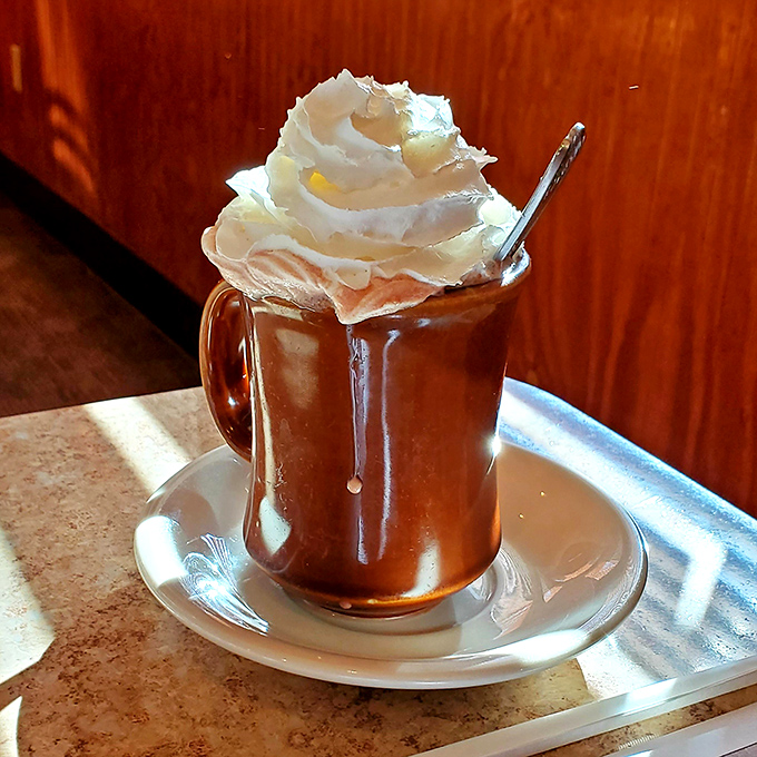 This isn't just hot chocolate&mdash;it's a warm hug in a mug, topped with a cloud of whipped cream.