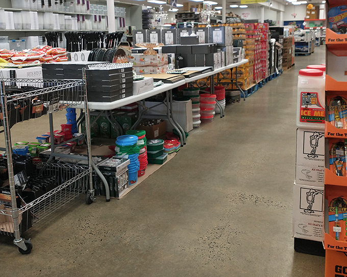 Housewares heaven where kitchen dreams come true. Julia Child would have filled her station wagon to the roof.