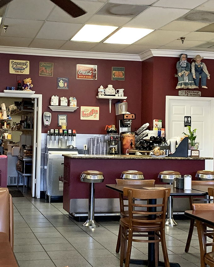 Where the magic happens &ndash; a diner counter that's seen more stories than a library.