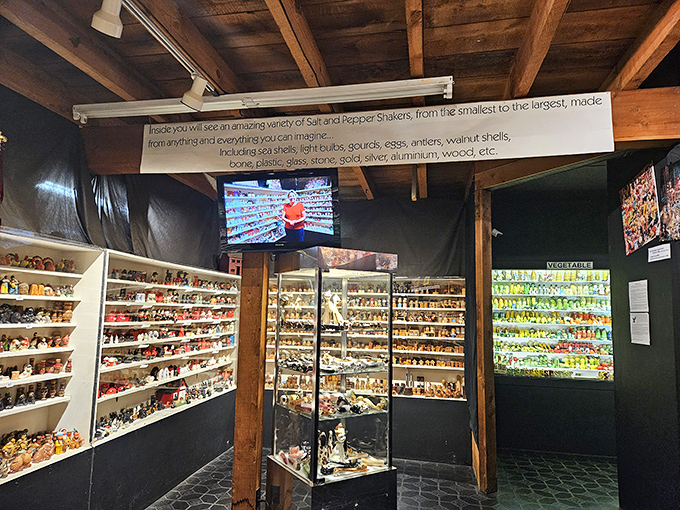 The museum's interior feels like stepping into a collector's dream. Every inch of wall space celebrates the humble tabletop staple.