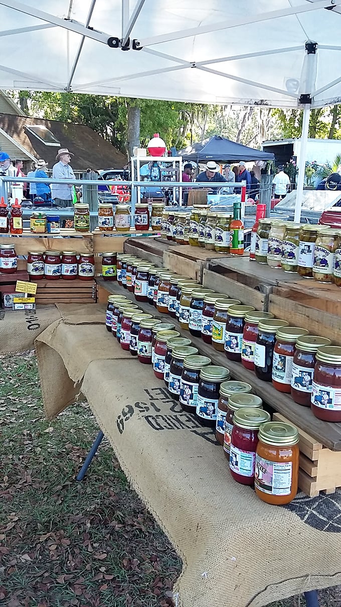 Liquid sunshine in glass jars! These homemade preserves capture Florida's sweetness, each one promising to transform ordinary toast into a breakfast revelation.