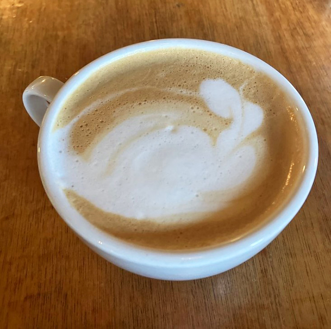 A latte that's both art and science&mdash;the perfect companion to those legendary home fries. Morning fuel, Philadelphia style.
