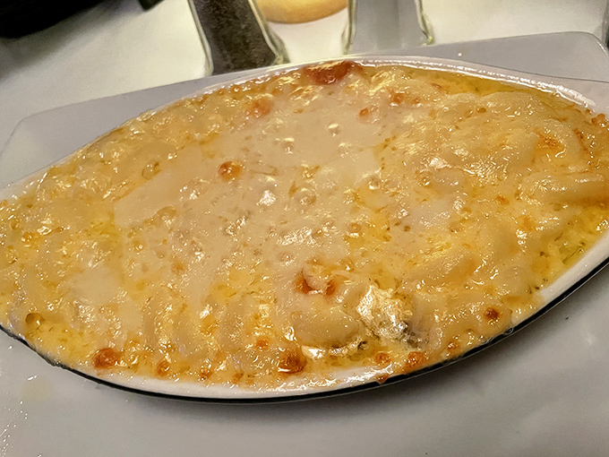 Mac and cheese that's achieved the perfect golden crust&mdash;a bubbling cauldron of comfort that makes you want to cancel all other dinner plans.