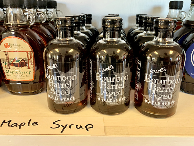 Bourbon barrel aged maple syrup&mdash;because sometimes your pancakes deserve to feel as fancy as you do on vacation.