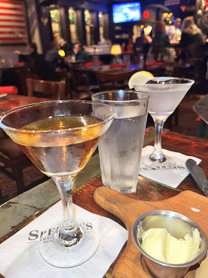 Martinis so classic they could teach a masterclass in cocktail perfection. Cold, clear, and capable of making Monday feel like Saturday.